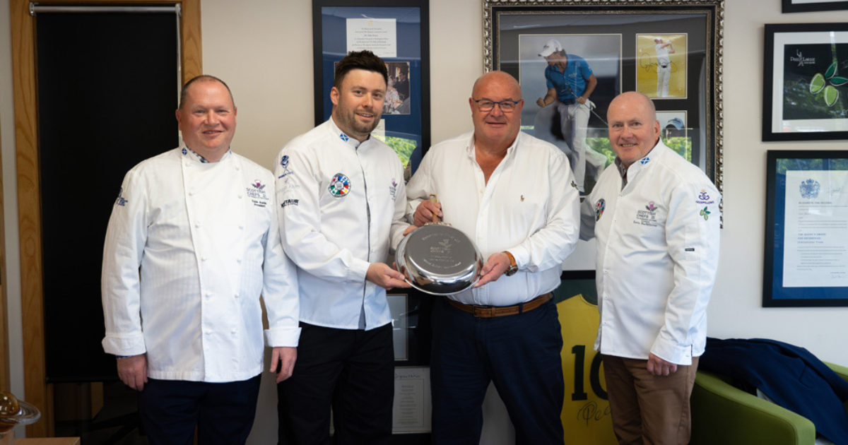 Entier Honoured with Special Recognition from Scottish Chefs - Entier