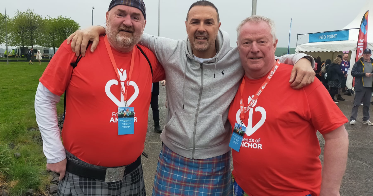 Entier Duo Complete All Four Kiltwalks to Support Friends of ANCHOR ...